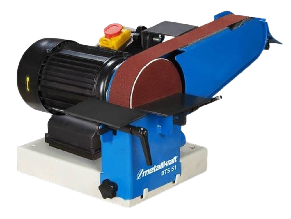 Kombinowana szlifierka taśmowa i talerzowa z wychylnym ramieniem szlifującym Metallkraft (silnik ...