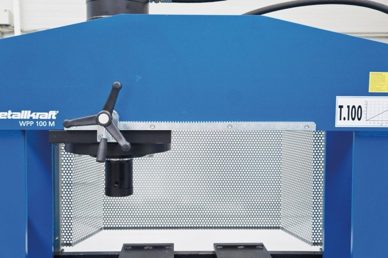 Warsztatowa prasa hydrauliczna Metallkraft (moc: 100 T, silnik: 1,5kW ...