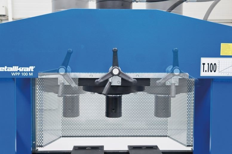 Warsztatowa prasa hydrauliczna Metallkraft (moc: 100 T, silnik: 1,5kW ...